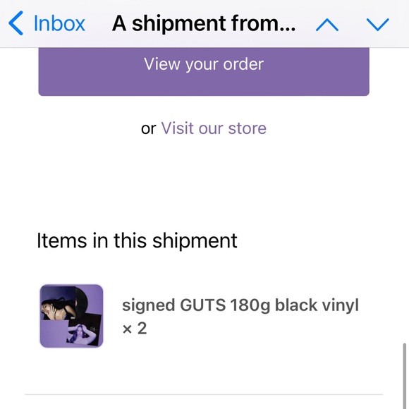 Media | Signed Guts 18g Black Vinyl | Poshmark